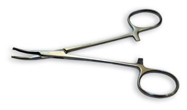 Fatro. Pinzas hemostáticas rectas y curvas, con y sin dientes